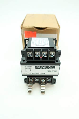 MICRON B050MBT713XK IMPERVITRAN Transformer 50VA 240/480V-AC 120V-AC ...
