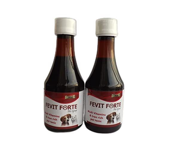 Amorvet Fevit Forte Pet Iron Tonic & Multivitamin Supplement Supports ...