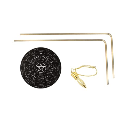Vastu Vardan Brass Dowsing Rods Pair | Diameter-5MM | Set of Board and ...
