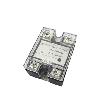 Amazon.com: Single Phase DC-AC Solid State Relay, SSR 20a Basic Type ...