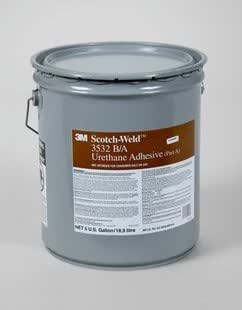 3M 3532 Urethane Adhesive,Part A,5 gal,Brown: Industrial Adhesives ...