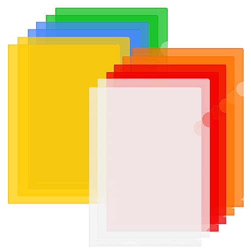 Snapklik.com : ViVin 36 Pack Clear Document Folder Sleeves, Durable ...