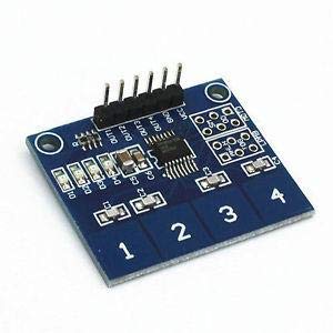 Techtonics TTP224 4-Channel Digital Touch Sensor Module Capacitive ...