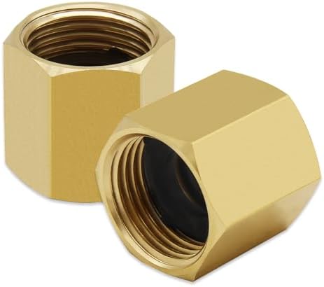 Amazon.com : 5 Pcs 3/4”GHT Female X 3/4”GHT Female Solid Brass Swivel ...