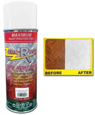 Zero Rust 67SP White Rust Inhibitive Coating 12oz Aerosol - Amazon.com