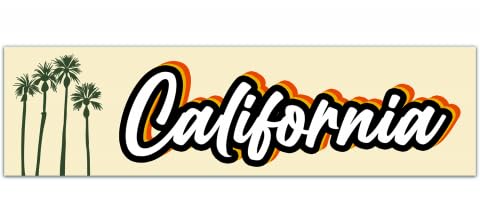 Amazon.com: California State Self Adhesive Bumper Sticker Vinyl Decal ...