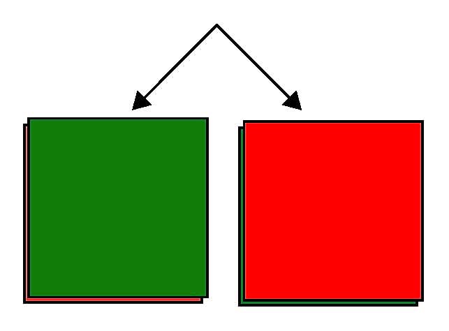Flip Over Double-Sided Magnetic Symbols (Square) 1" x 1" Symbol Colors ...