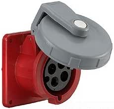 Hubbell HBL320R6W AC Receptacle IEC60309 320R6W IEC 309 Pin & Sleeve ...