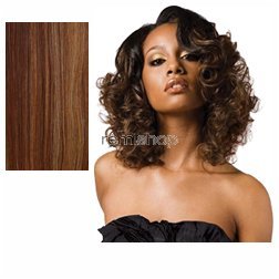 Amazon.com: Saga Gold Remy Human Hair Weaving Aksent Curve 12" (P27/30/ ...