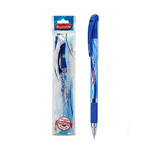 Reynolds Racer Gel Pen Blue - (Pack of 10) : Amazon.in: Office Products