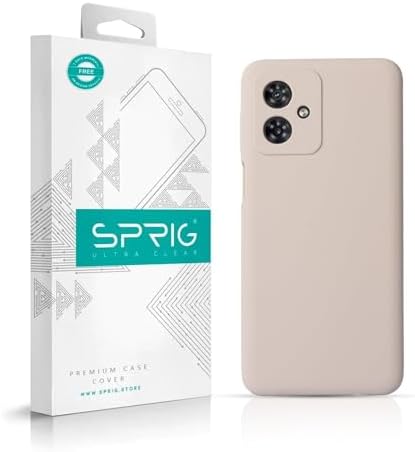SPRIG Compatible with Moto G64 Premium SilkTone Back Cover Drop Tested ...