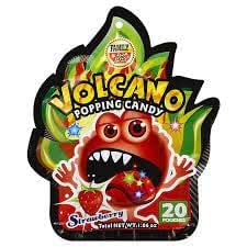 Amazon.com: Volcano Popping Candy Strawberry (1.06oz). Tasty strawberry ...