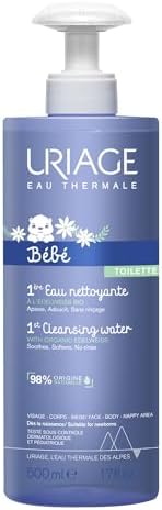 Amazon.com: Uriage Baby No-Rinse Face & Body Cleanser With Organic ...