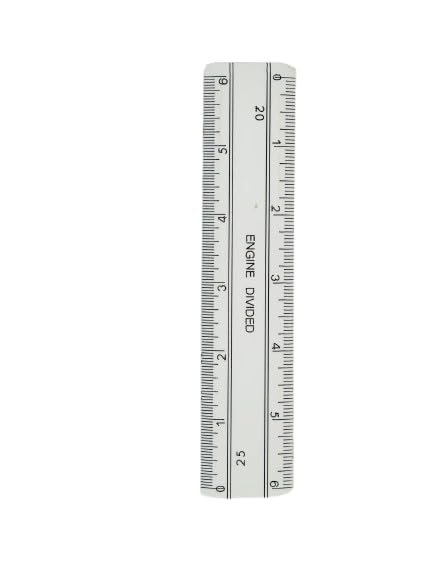 Mini 6-Inch Land Survey Scale – Chakbandi & Patwari Measurement Ruler ...