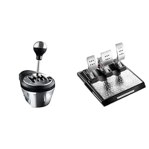 Amazon.com: Thrustmaster TH8A Gear Shifter + Thrustmaster T-LCM Pedals Bundle (Compatible with ...