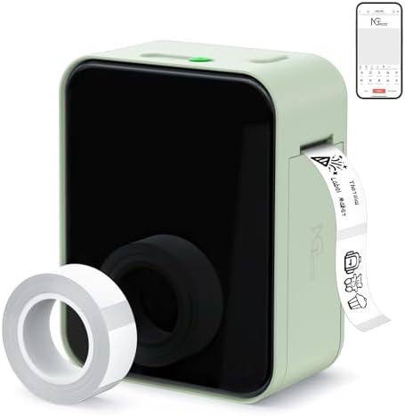 Nelko Label Maker Machine with Tape, P21 Portable Bluetooth Label ...