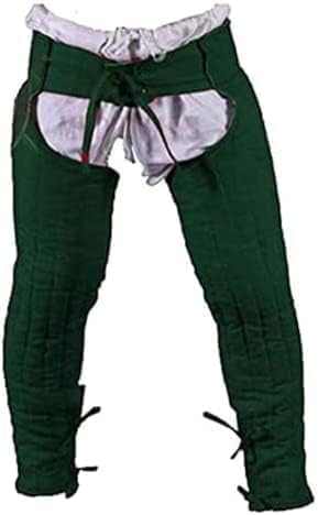 Amazon.com: Medieval gambeson pant Handmade padded trousers Cotton ...