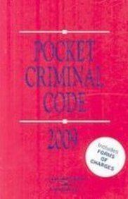 Amazon.com: Pocket Criminal Code 2009: 9780779815708: Rodriguez. Gary P ...