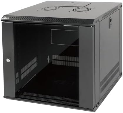 Tecmojo 9RU Wall Mount Network Cabinet, Data Server Rack Enclosure with ...