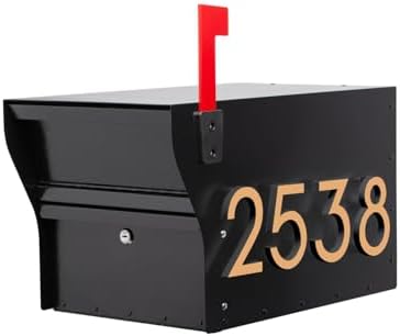 Amazon.com: Whitehall Personalize MailVault Streetside Locking Mailbox ...
