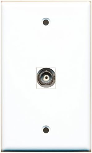 Amazon.com: RiteAV BNC Video Wall Plate with Keystone Coupler Type Jack ...