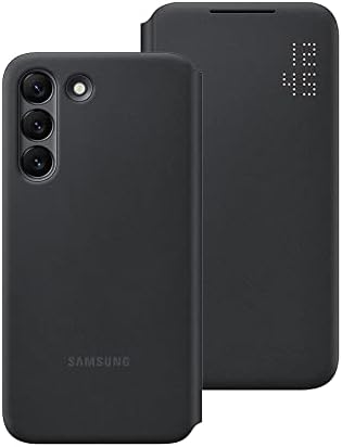 Samsung Official S22 Smart LED View Cover Black : Amazon.co.uk ...