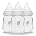 Evenflo Feeding Balance + Wide Neck Glass Bottles - 6oz 3 Pack : Amazon ...
