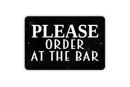 Amazon.com: Please Order At The Bar Sign Place Orders See Bartender ...