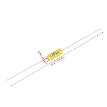 Vintage Radio and Amplifier Film Capacitor Kit 10pcs 630V 0.022uF Axial Polyester Film ...