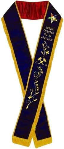 Amazon.com: Masonic Regalia Free Mason Past Matron PM Order of Eastern ...