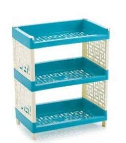 Rokoo Veer Studio 3 Layer Rack for Home, Kitchen and Office Plastic ...