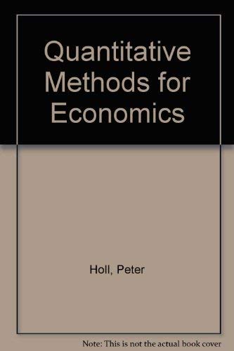 Buy Quantitative Methods for Economics Book Online at Low Prices in ...