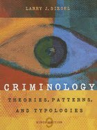 Criminology: Theories, Patterns, & Typologies 9th edition | Amazon.com.br