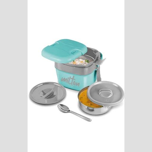 Buy Milton Cubic Small Tiffin Box, 800 ml, Blue Online at Low Prices in ...