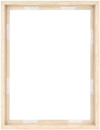 Amazon.com: MCS Canvas Float Frames 16x20 Frame, Natural Woodgrain ...