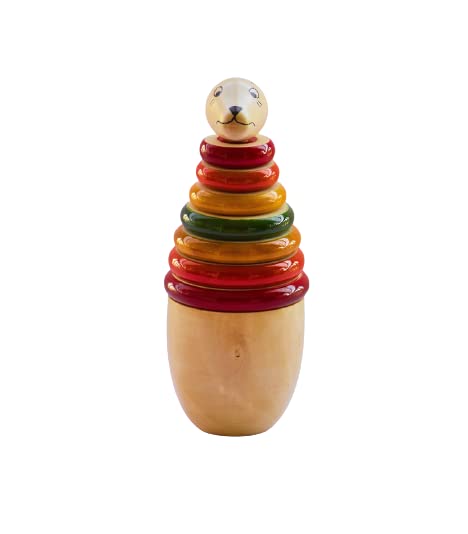 Khelna Looby Loo Kangaroo Stacker Ivory Wood (Wrightia tinctoria ...