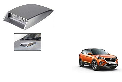 Skynex Single Vent Air Styling Bonnet Scoop Silver for Hyundai Creta ...
