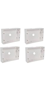 PM Cona PVC Modular Surface Box White Colour, 6703 (3 Modular) : Amazon ...