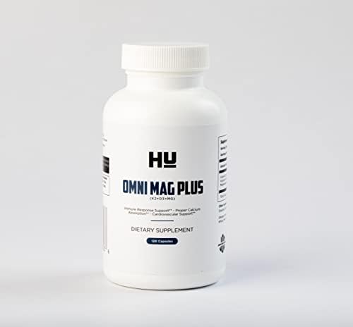Amazon.com: HU-Omni MAG Plus D3+K2+Mg: Vitamin D Supplement - D3 5,000 ...