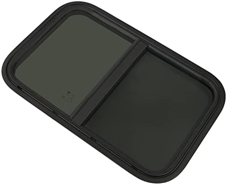 Vertical Sliding Black RV Window for Teardrop, Cargo, Horse Trailer ...