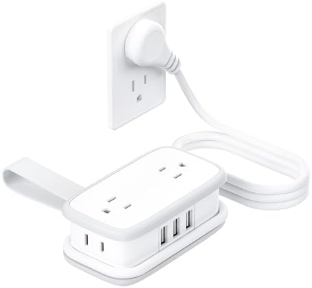 Amazon.com: BEVA Travel Power Strip with USB C Ports, PD 20W Fast ...