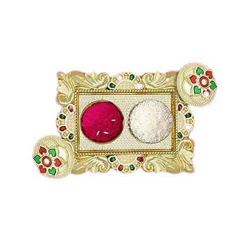 Plastic Elegant Designer Rakasha Bandhan Special Puja, Rakhi Platter ...