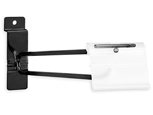 Amazon.com: 12" Black Slatwall Scanner Hooks w/Label Holders (Box of ...
