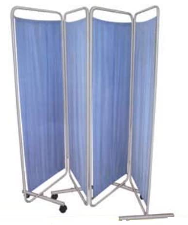 DSC Hospital Bedside Screen Four fold Curtain Panels (Medical Bed Side ...