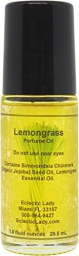 Amazon.com : All Natural Lemongrass Perfume Oil, 1.0 Oz Portable Roll ...