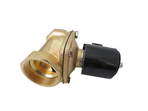 Carb Omar 2" inch 12V DC Brass Electric Solenoid Valve 12 Volt VDC ...