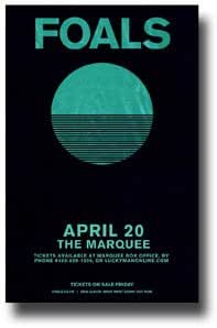 Amazon.com: Foals Poster - 11 x 17 Concert Promo for the "What Went ...