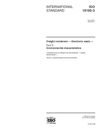 ISO 18185-3:2006, Freight containers - Electronic seals - Part 3 ...