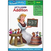 Disney Princess School Skills Workbook - Lets Learn Addition : Amazon ...