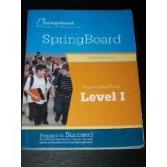 CollegeBoard SpringBoard English Textual Power Level I : Amazon.com.tr ...